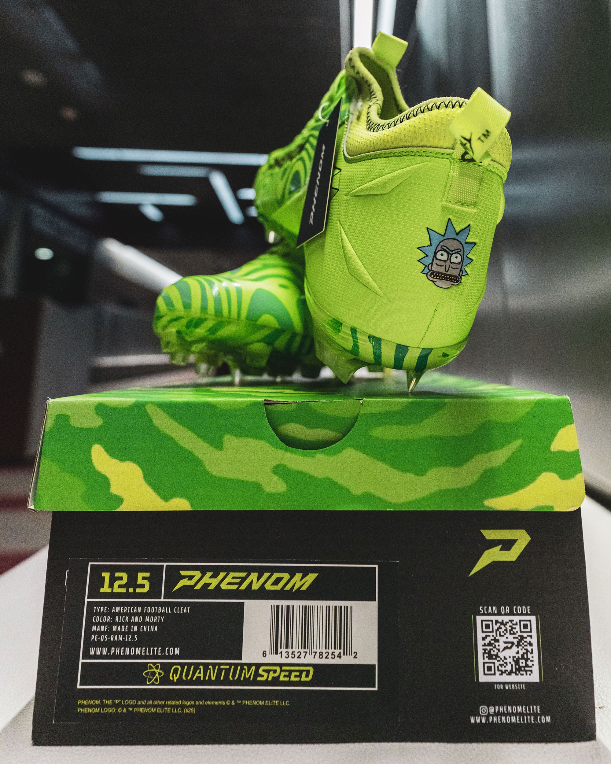Rick and Morty Football Cleats - Quantum Speed 2.0 by Phenom Elite ...