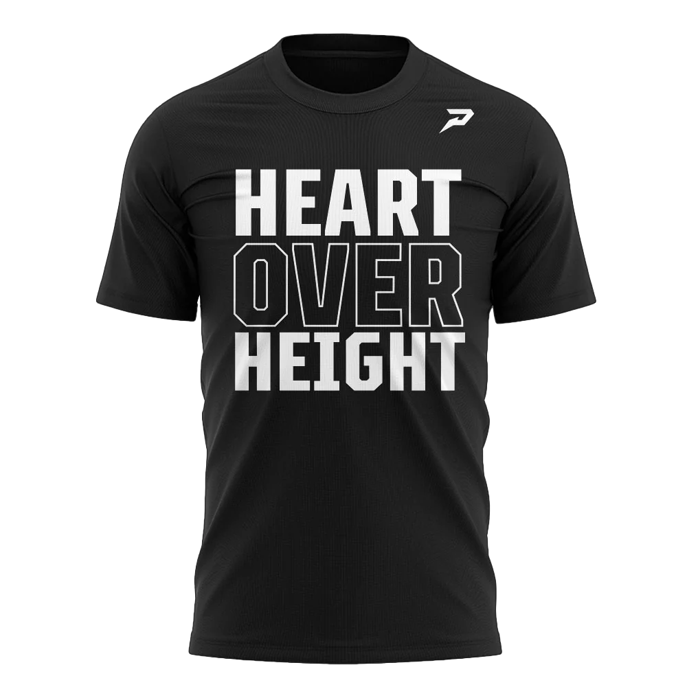 Heart Over Height Graphic Tee — Phenom Elite Brand