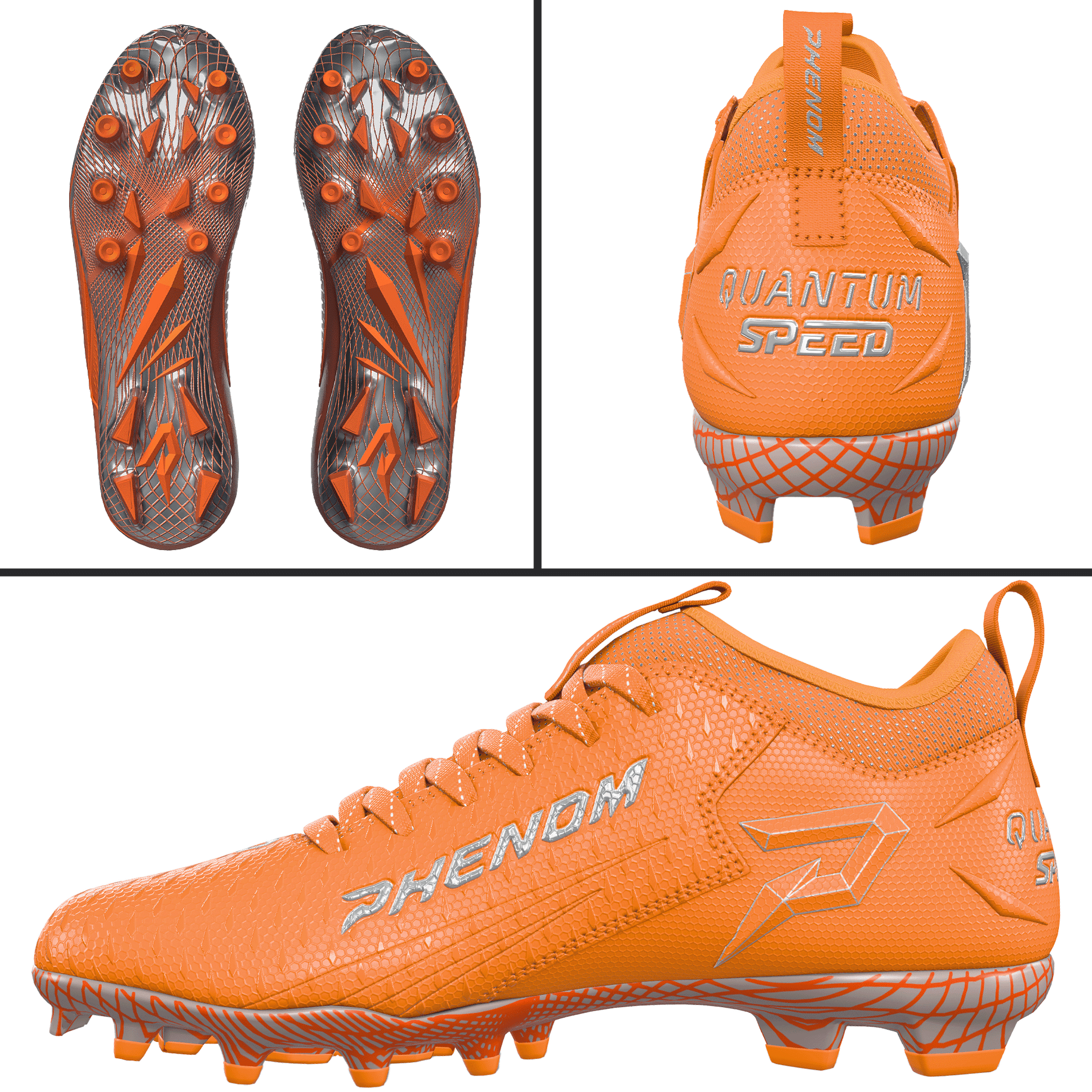Phenom Elite Quantum Speed 2.0 Football Cleats - Team Colors — Phenom ...