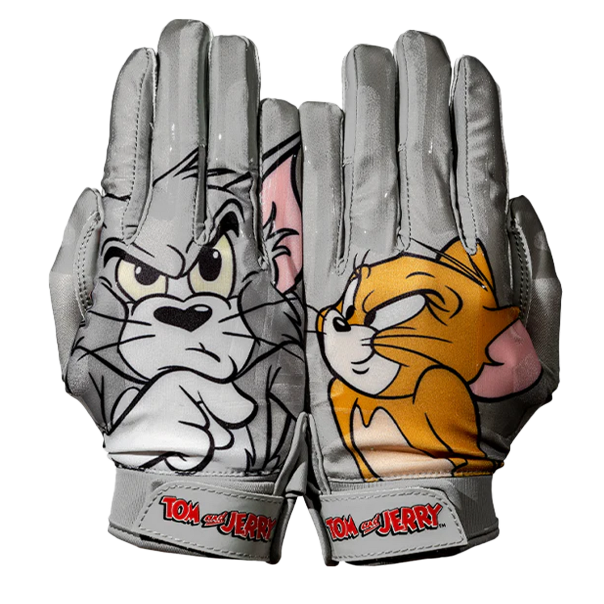 Tom and Jerry Football Gloves - VPS1 by Phenom Elite — Phenom Elite Brand