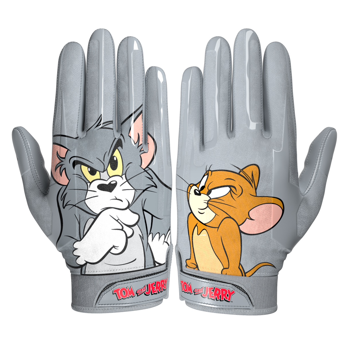 Tom and Jerry Football Gloves - VPS1 by Phenom Elite — Phenom Elite Brand