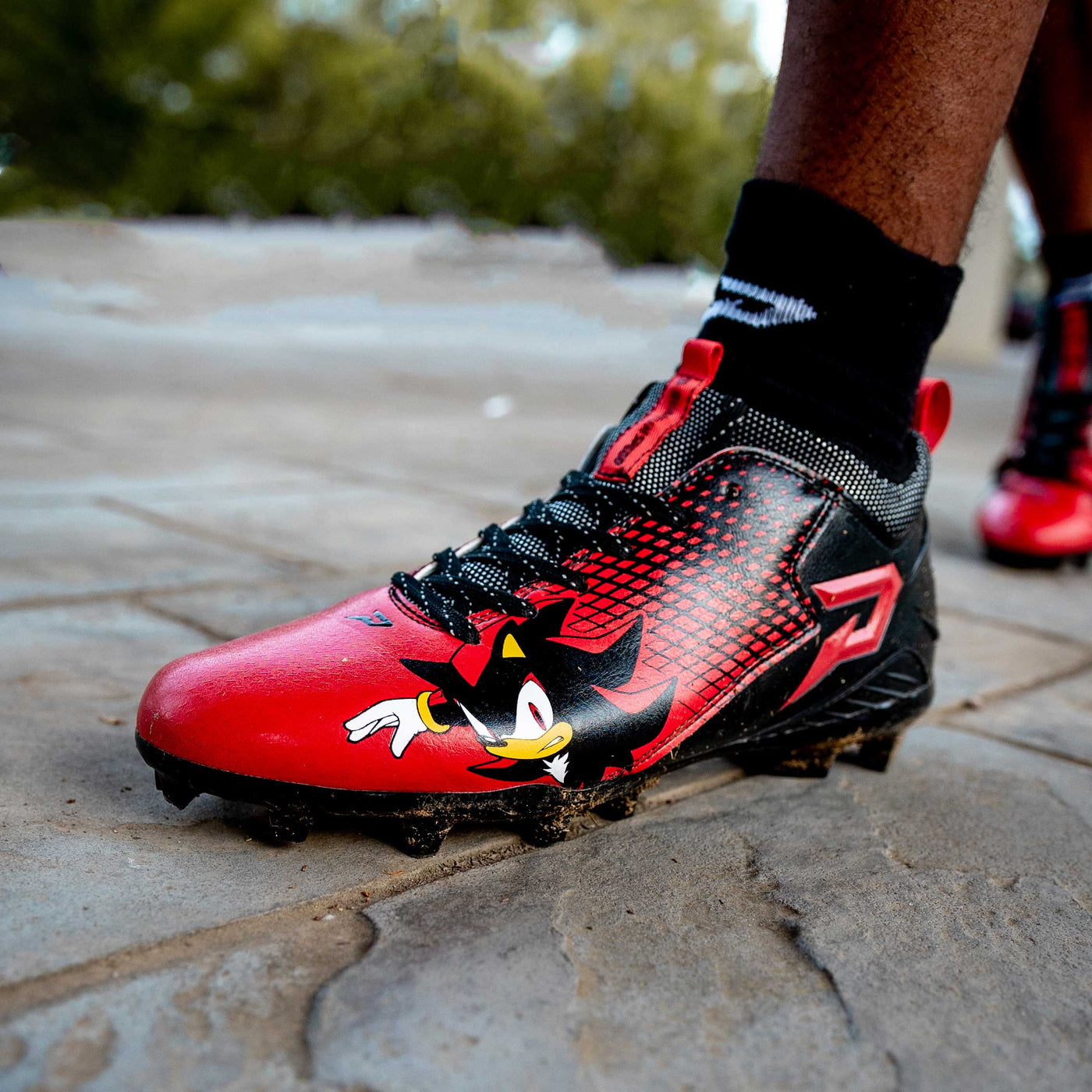 Shadow the Hedgehog Football Cleats - Quantum Speed 2.0 by Phenom Elit ...