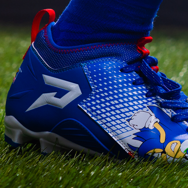 Sonic the Hedgehog Football Cleats by Phenom Elite – Phenom Elite Brand